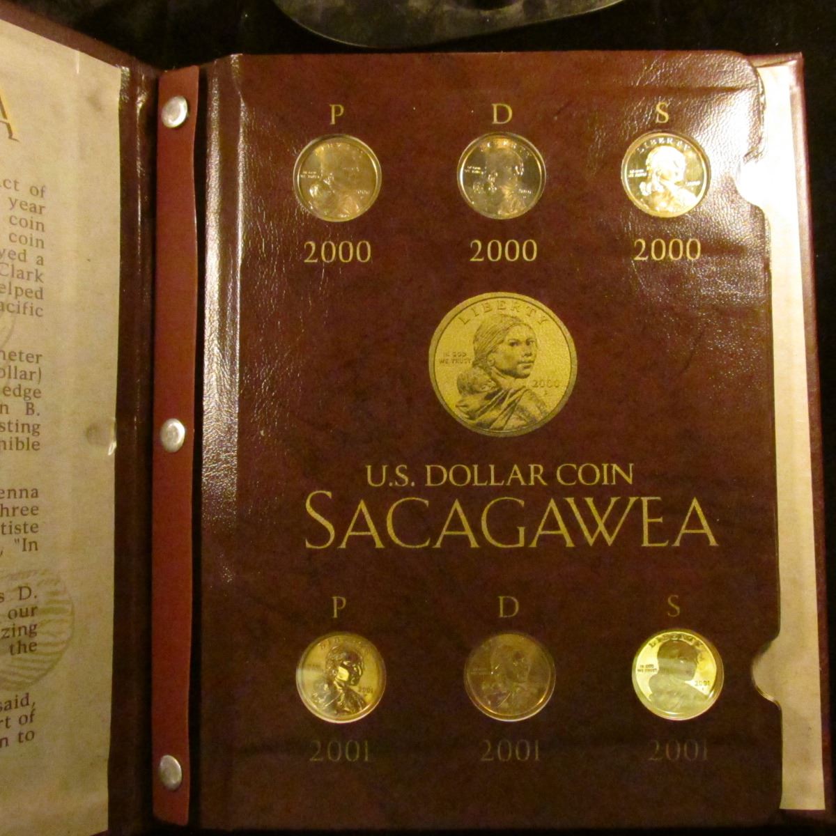 1616 . HE Harris And Company Coin Album With Sacagawea Dollars Star