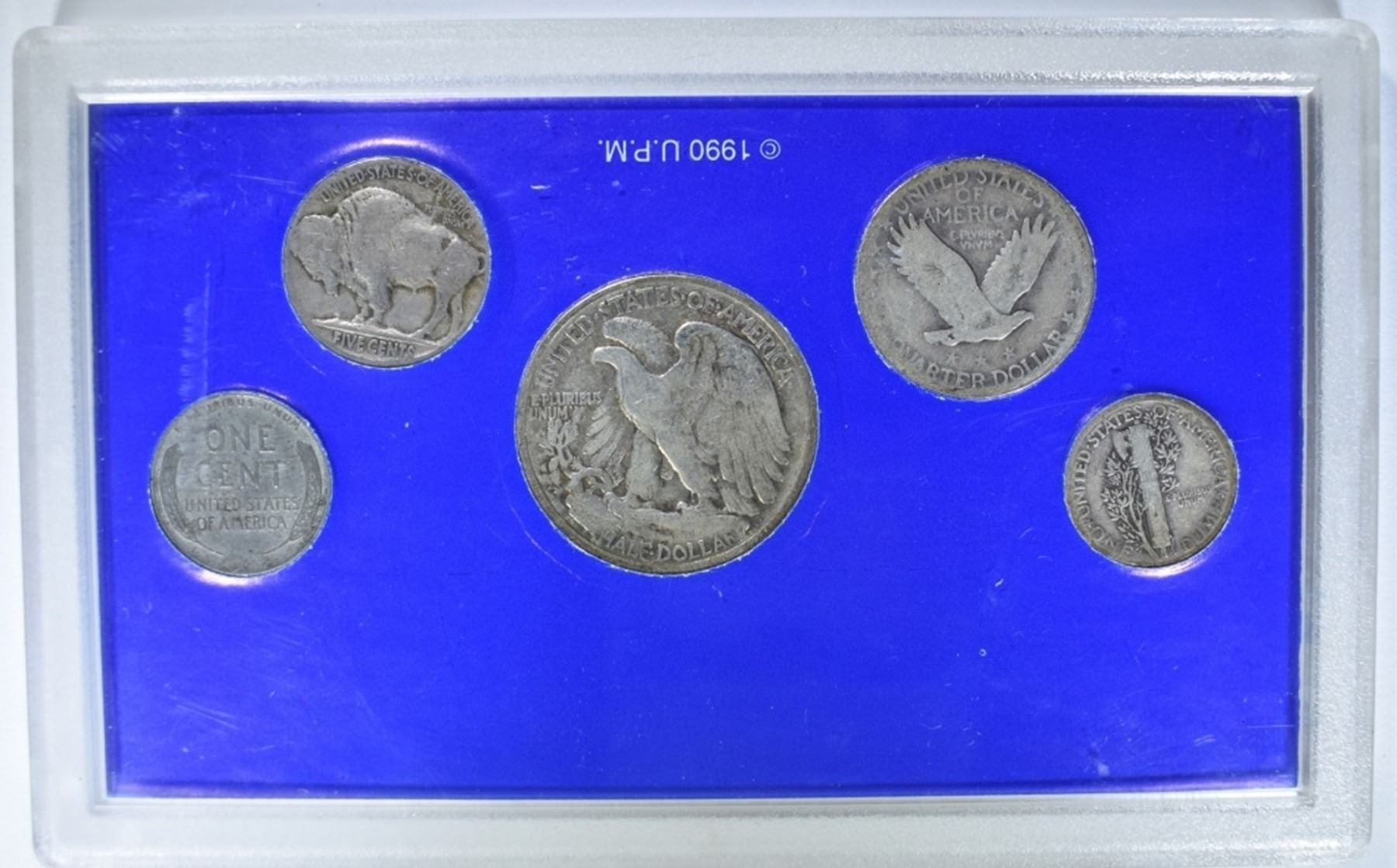 TWO SILVER CLASSIC COINS 50c & 10c;