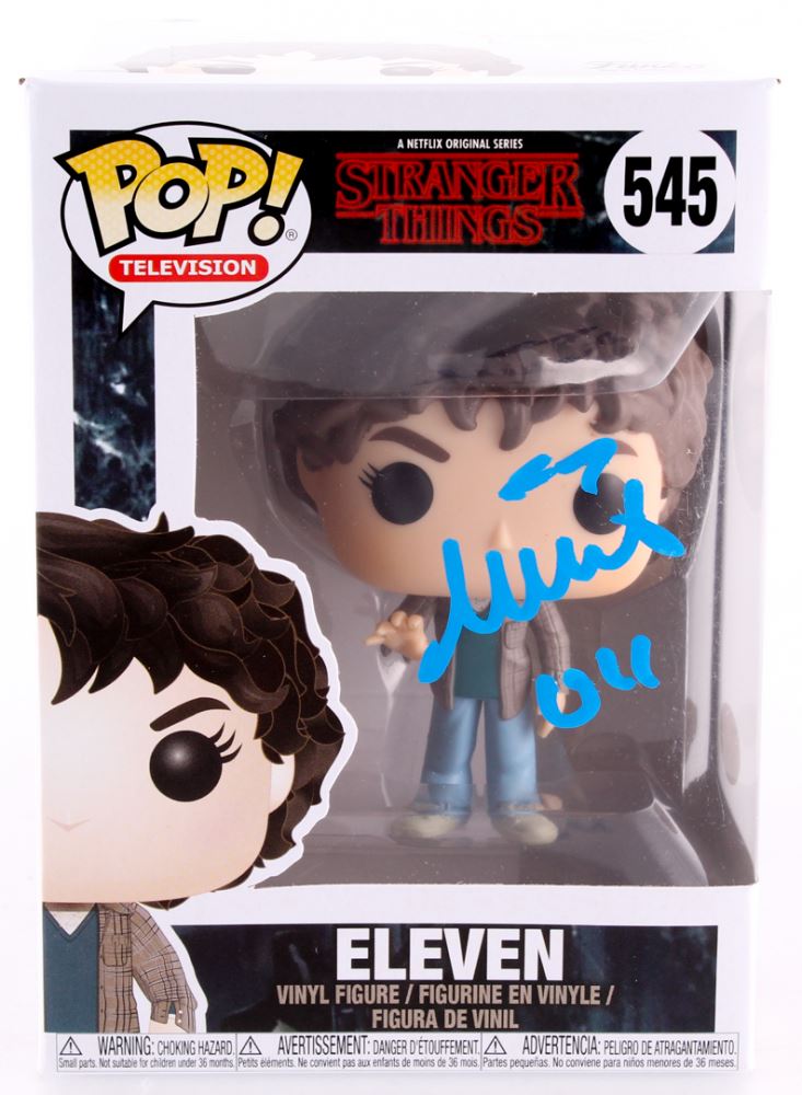 Millie Bobby Brown Signed Stranger Things "Eleven" Funko Pop Figure ...