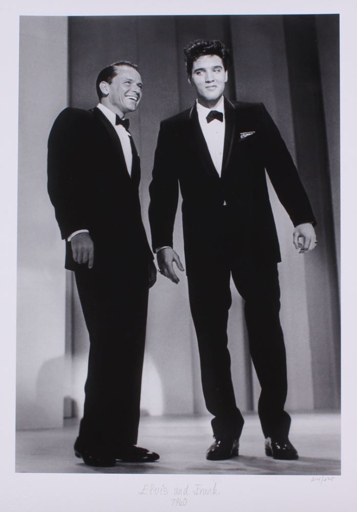 The Hulton Archive - Elvis Presley Frank Sinatra "Elvis and Frank 1960 ...