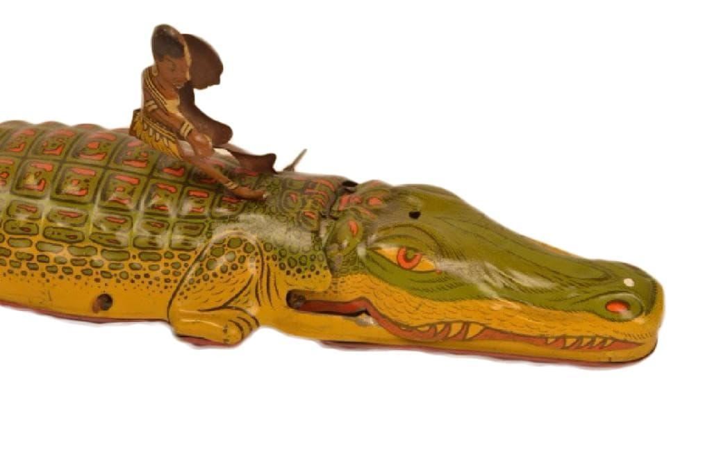 Alligator Tin Litho Wind-Up Toy