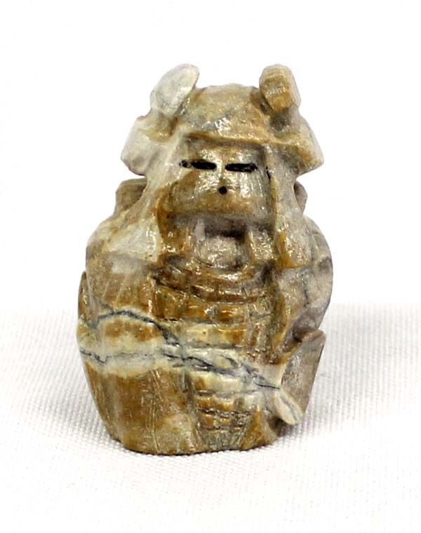 Zuni Carved Picasso Marble Corn Maiden Fetish