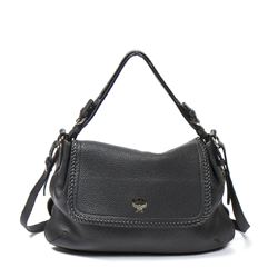 MCM Braided Flap Shoulder Bag