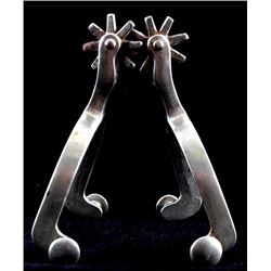 North and Judd Anchor Marked Cowboy Spurs