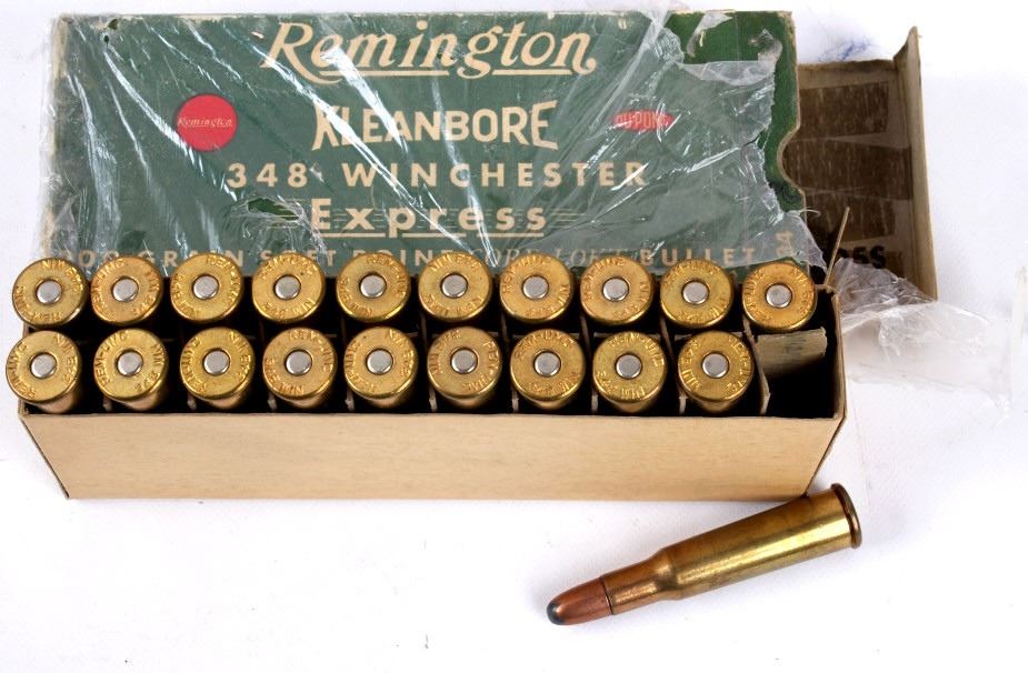 Collection of .348 Winchester Ammo
