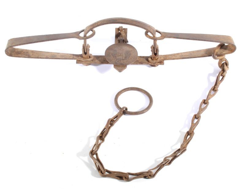 3 Antique Oneida Community S. Newhouse Traps