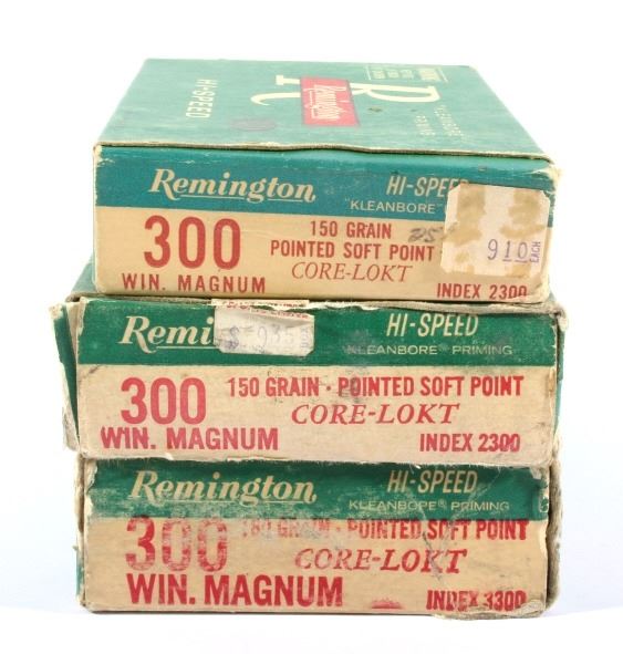 Antique Remington Ammo Boxes in Various Caliber's