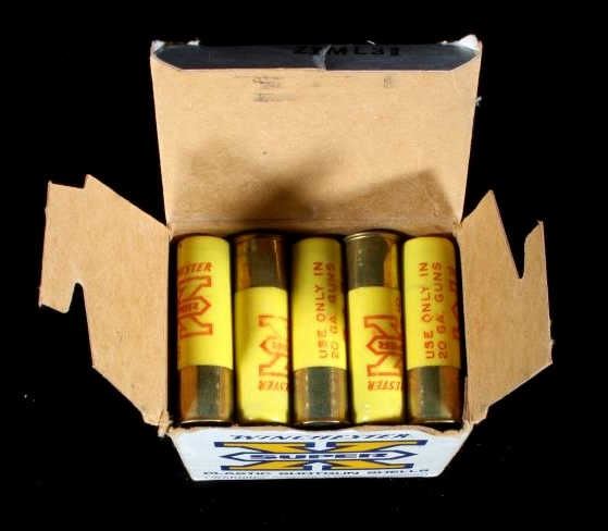 Antique .410 & 20ga Shotgun Shell Boxes (9)