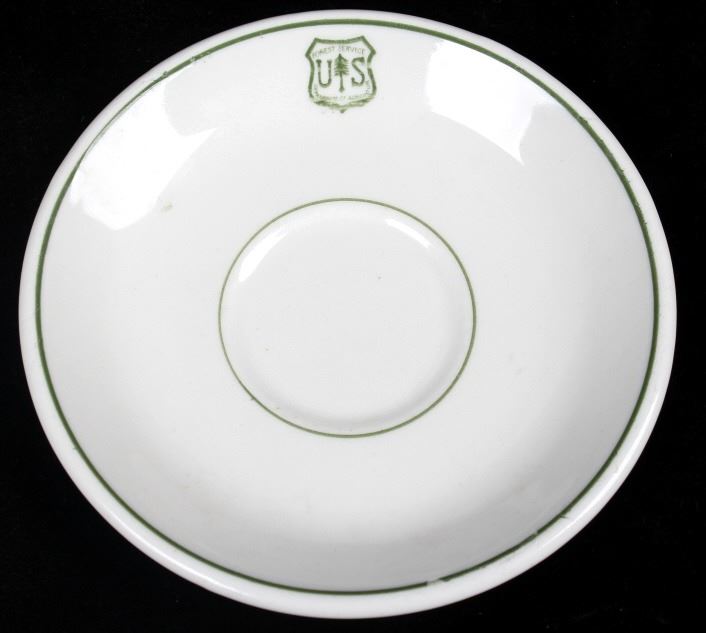 Vintage US Forest Service Coffee Cup and Saucer