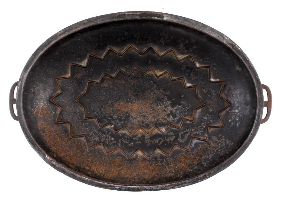 Wagner Ware Cast Iron Large No. 7 Oval Roaster