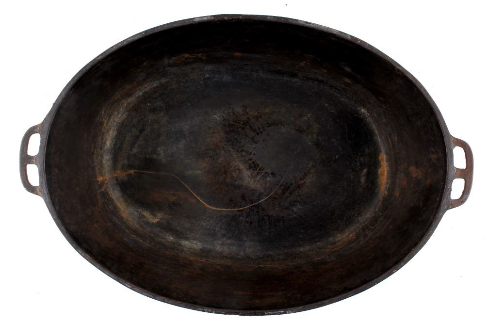 Wagner Ware Cast Iron Large No. 7 Oval Roaster