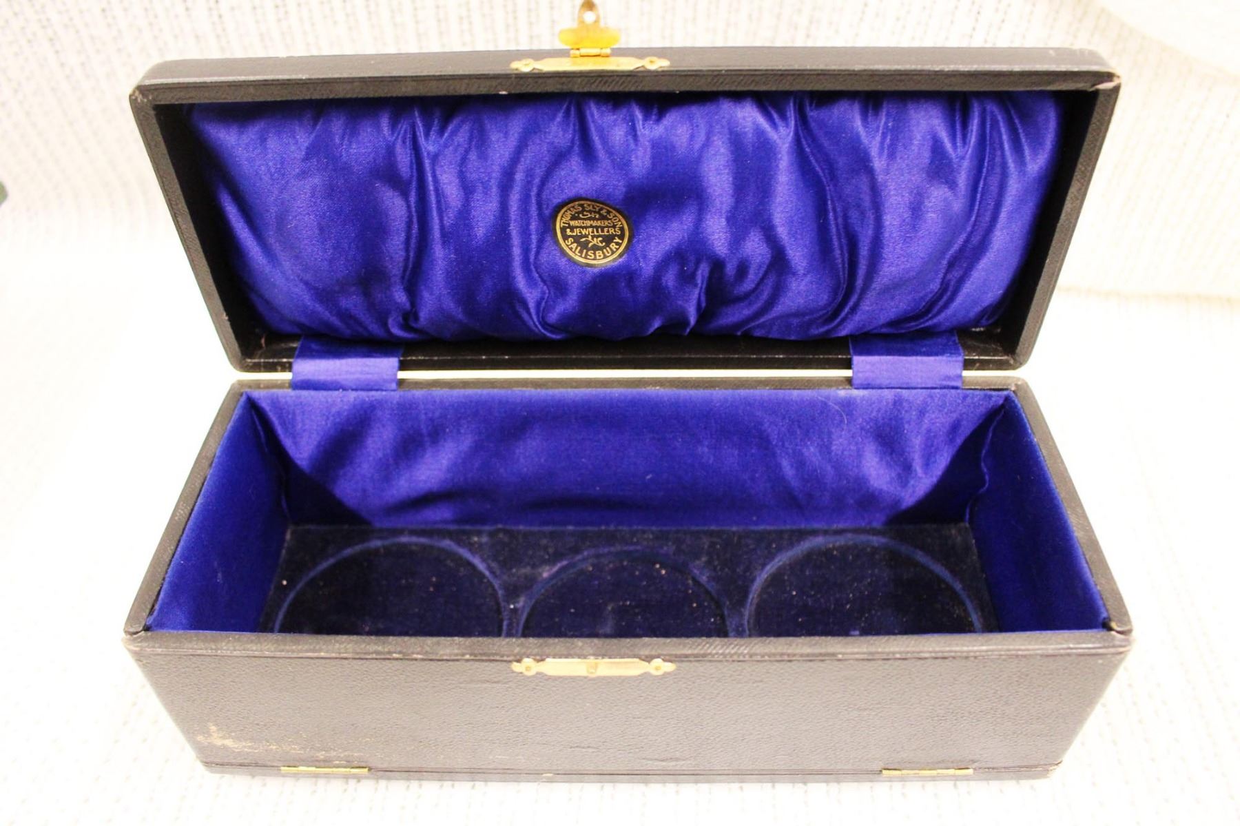 (3) Wooden Boxes w/Vintage Shaving Razors