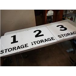 Storage Signs (3)