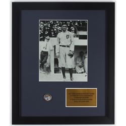 Ty Cobb Dodgers 16x19 Custom Framed Photo With New York Statehood ...