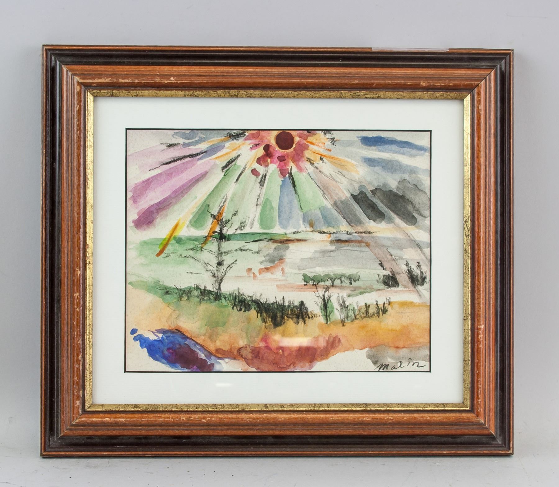 JOHN MARIN American 1870-1953 Watercolor Landscape