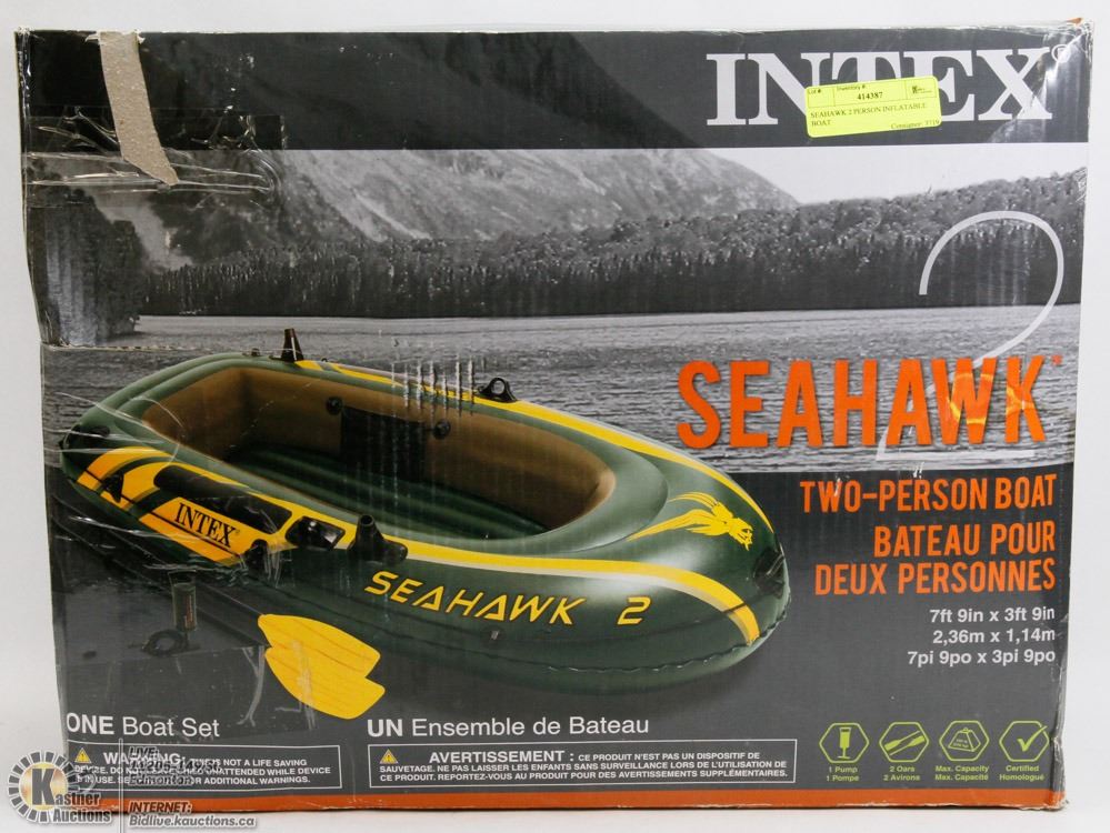 SEAHAWK 2 PERSON INFLATABLE BOAT