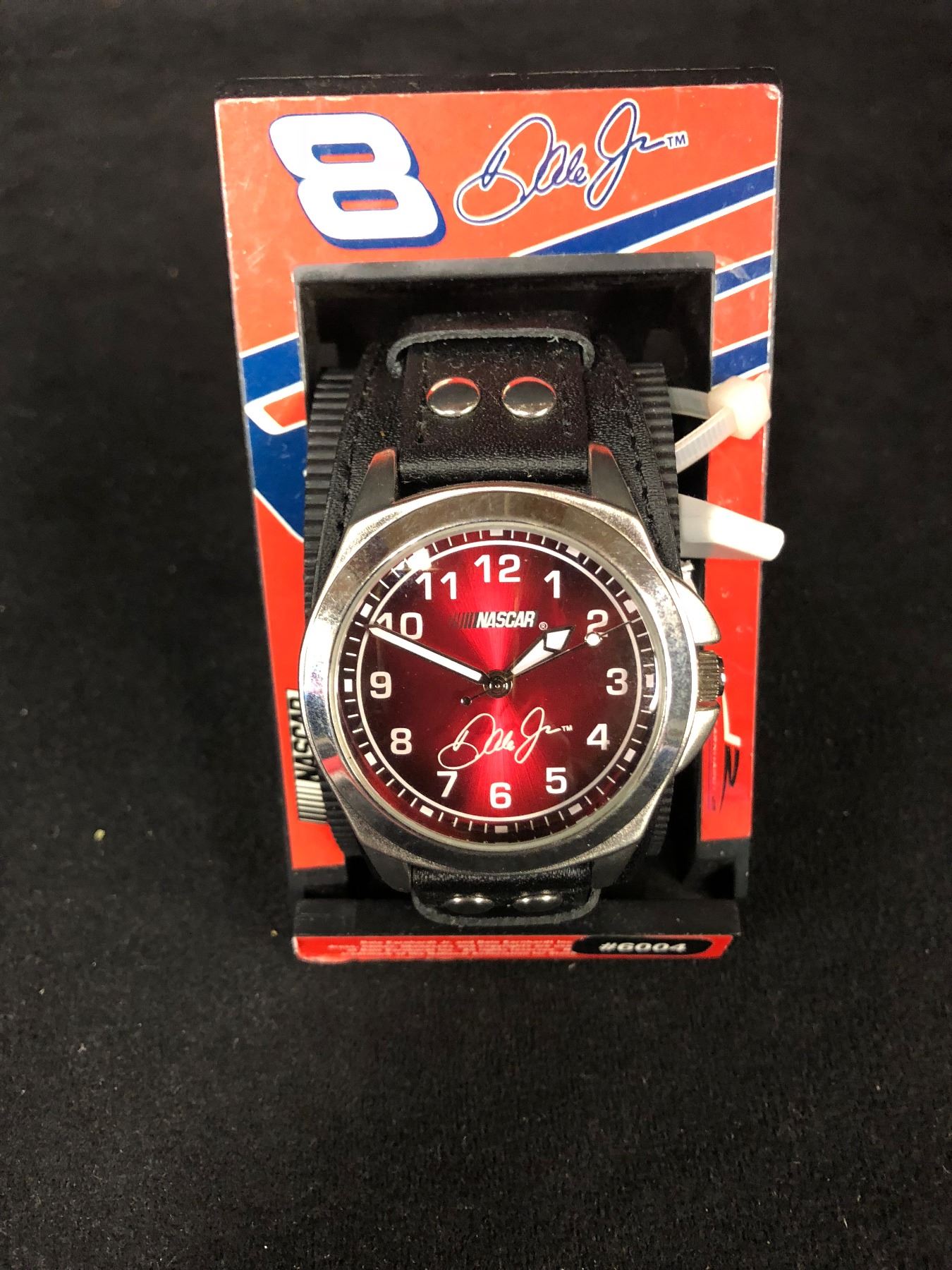 Nascar Men's Watch Wristwatch & Box Dale Earnhardt Collectible Racing NWT