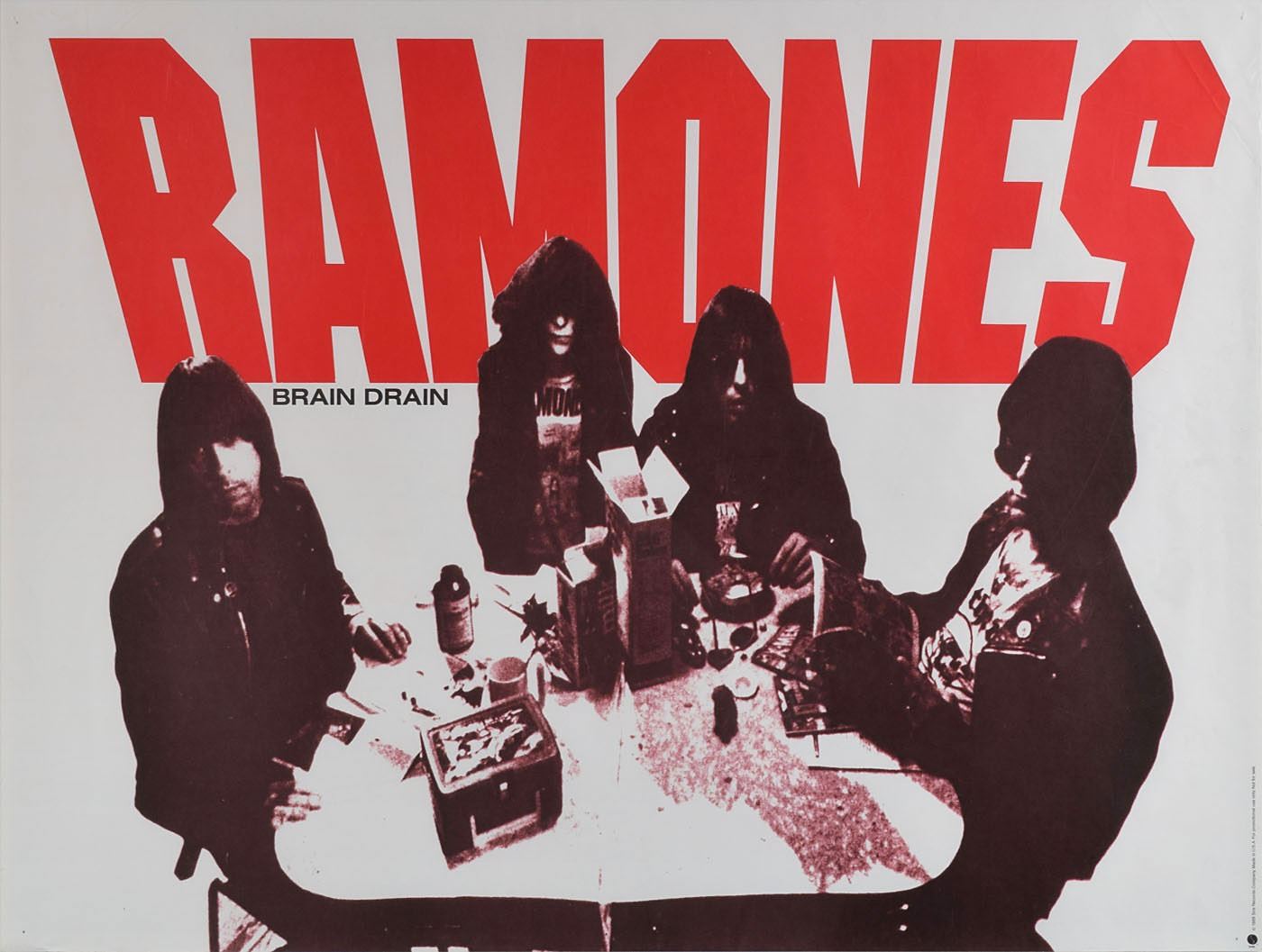 The Ramones Brain Drain Poster