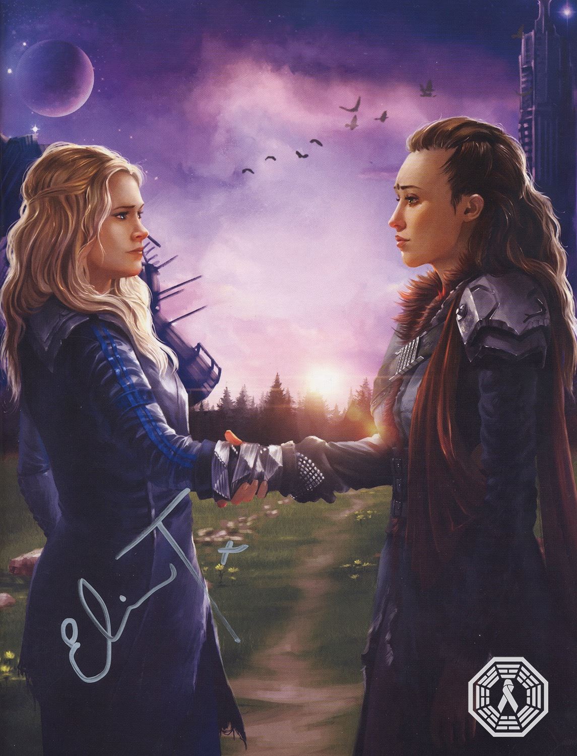 Clexa Fan Art Book Signed by Eliza Taylor (The 100)