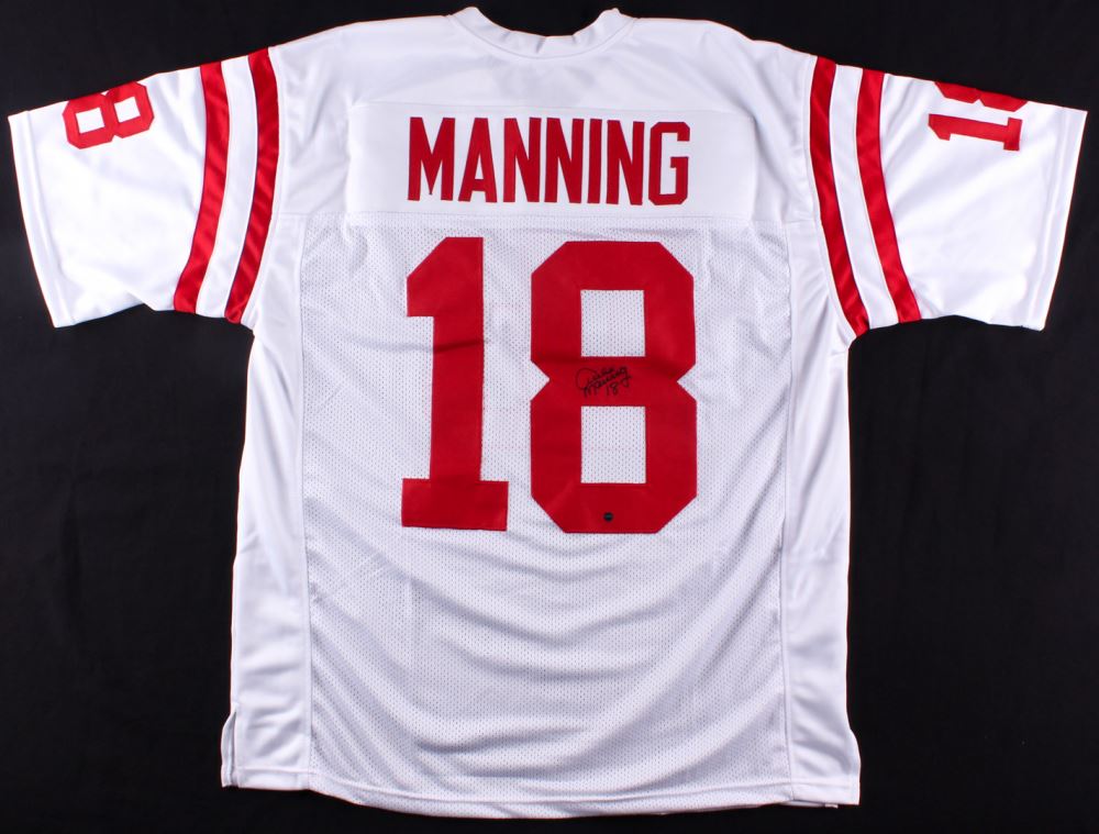 Archie Manning Signed Ole Miss Throwback Jersey (Steiner Hologram)