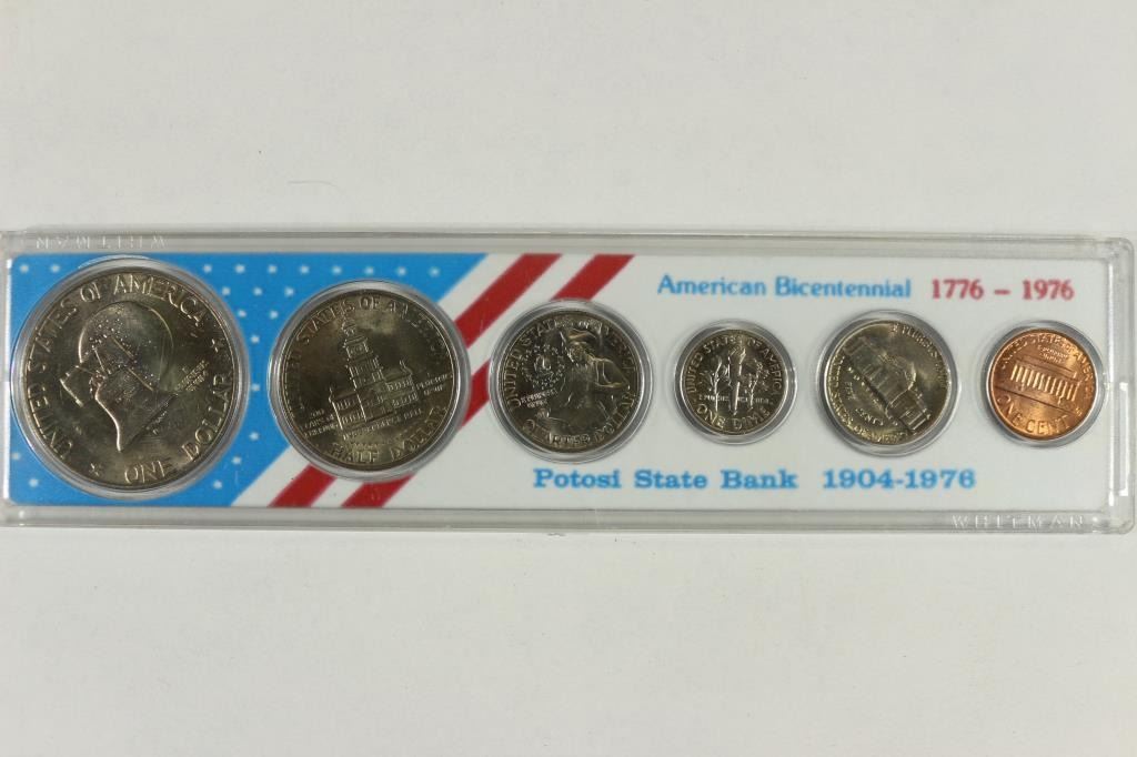 AMERICAN BICENTENNIAL 1776-1976 COIN SET IN