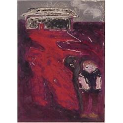 Marc Baseman (20th Century) American, MAN LEAVING THE HOUSE, 1993 ...