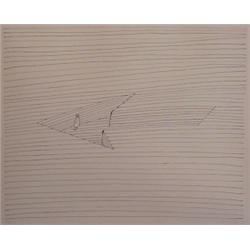 Jean Michel Folon (b. 1934) Belgium, ARROW (1st State), screenprint ...