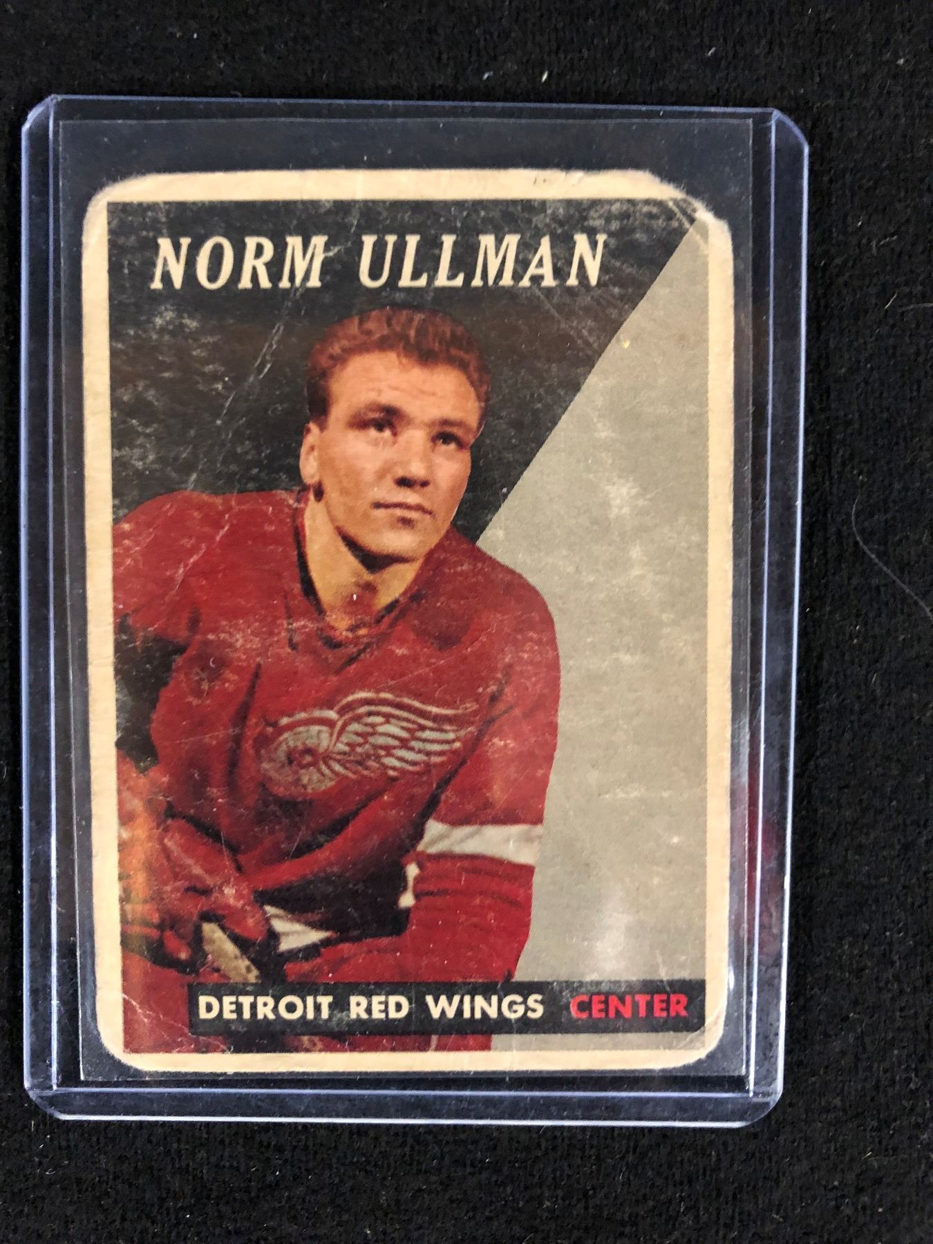 1958-59 TOPPS #65 NORM ULLMAN DETROIT RED WINGS