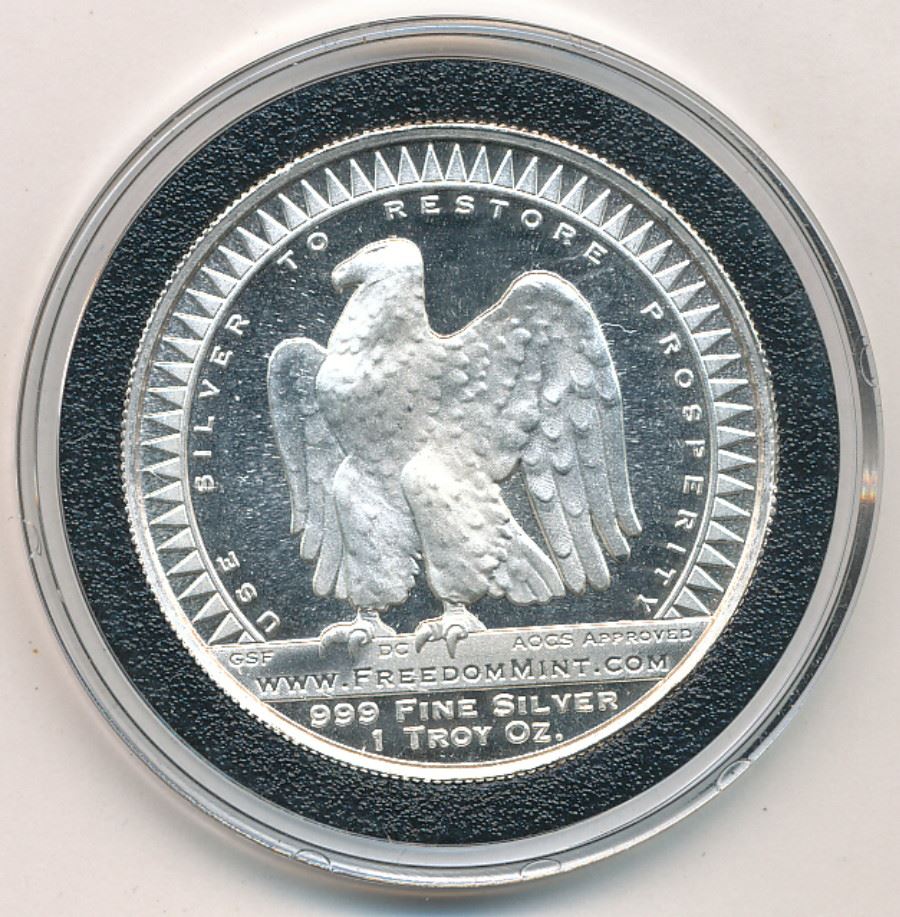 2009 Freedom Liberty Silver Round United We Stand 1 Troy Ounce