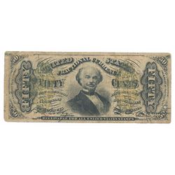 1863 50 cents Fractional Currency