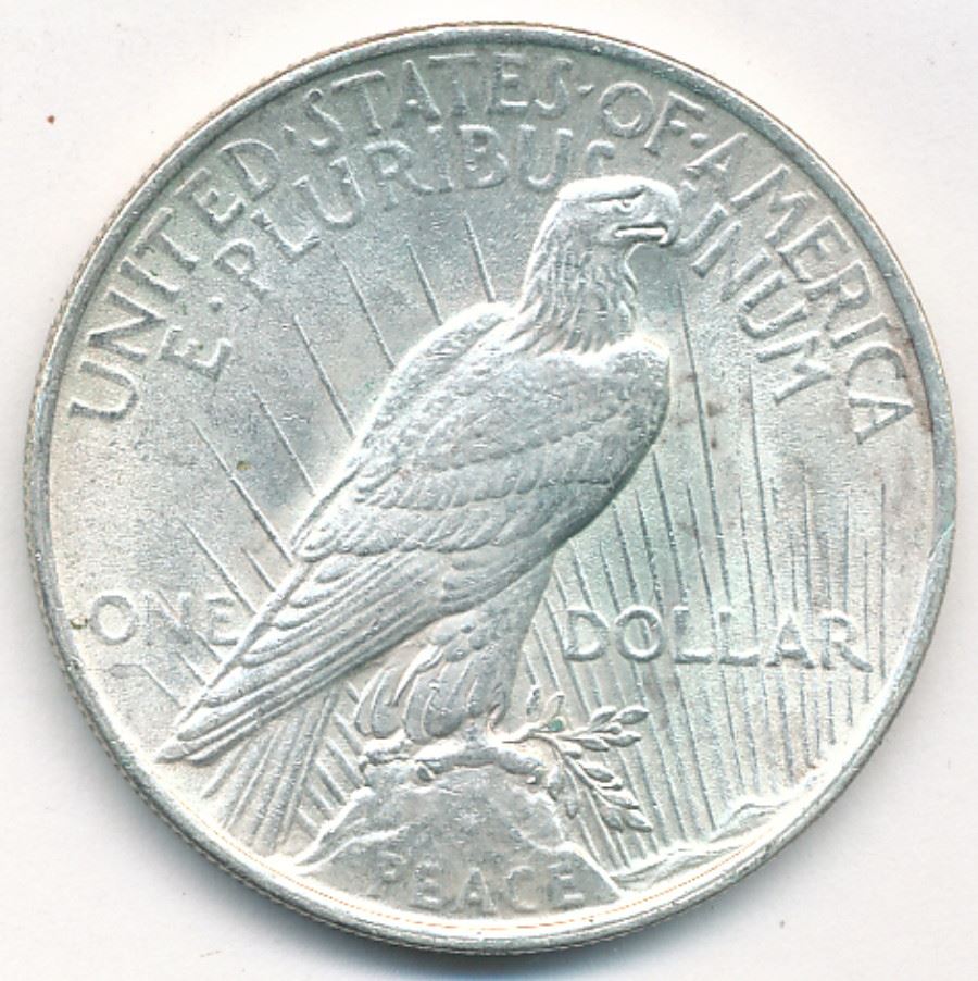 1923 Silver Peace Dollar Circulated 1923 Silver Peace Dollar Circulated