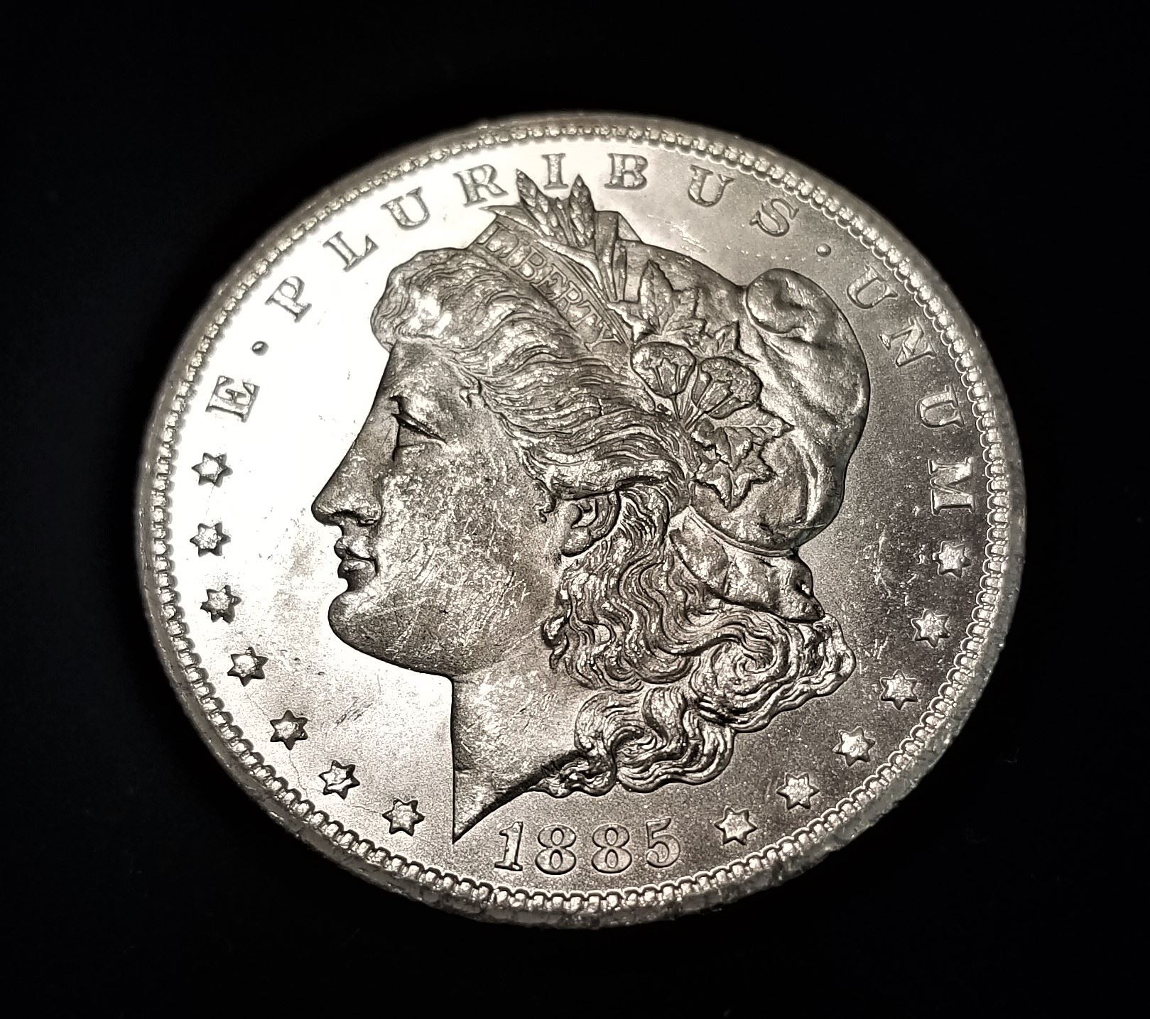 1885-CC Carson City WHITE FROST *MS63+ Quality* Morgan Silver Dollar