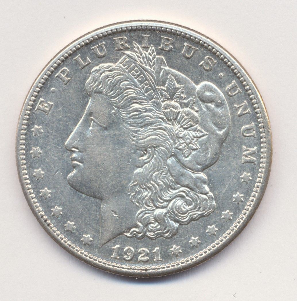 1921-S (SAN FRANCISCO) MORGAN SILVER DOLLAR MS63 QUALITY