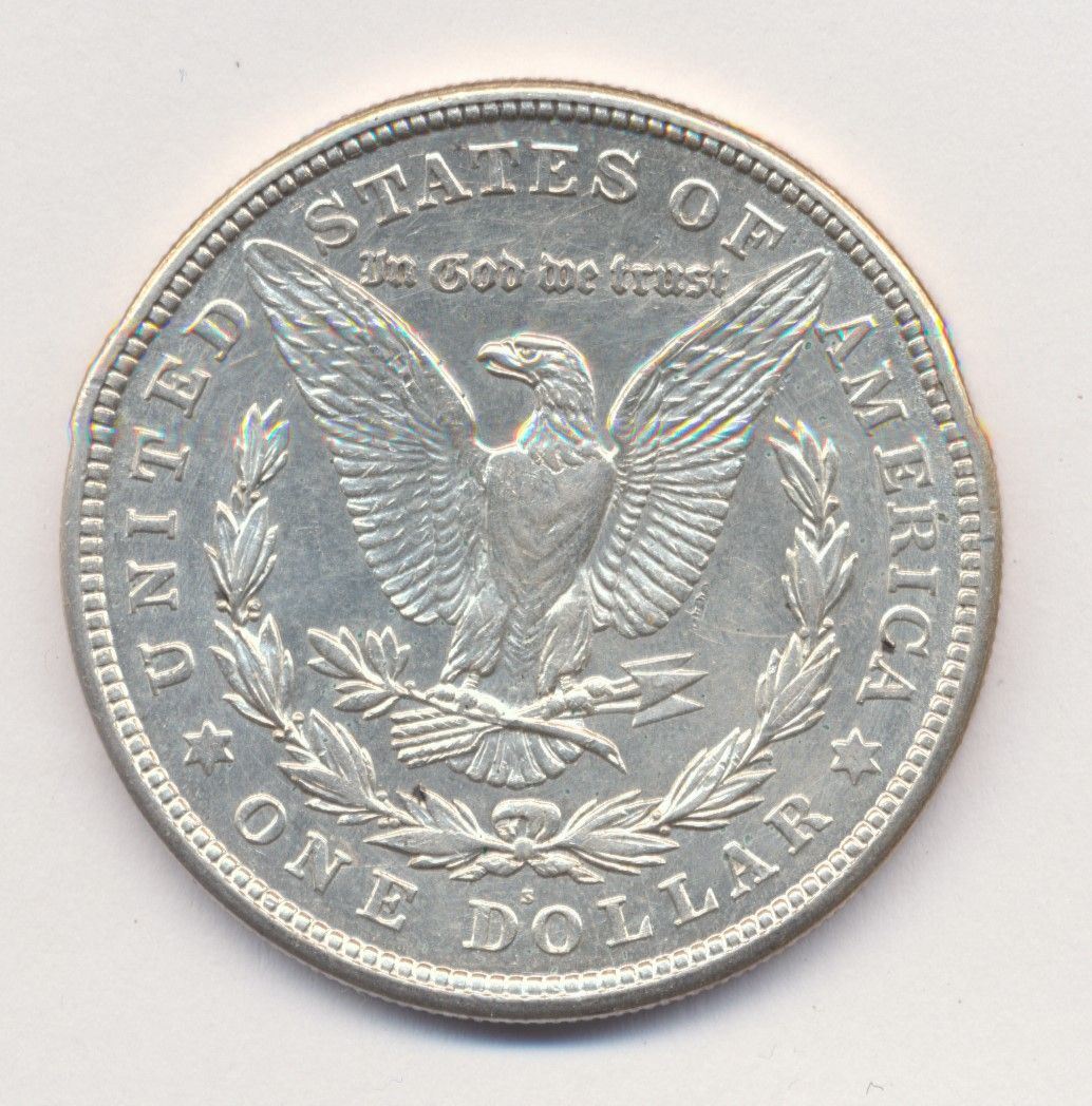 1921-S (SAN FRANCISCO) MORGAN SILVER DOLLAR MS63 QUALITY