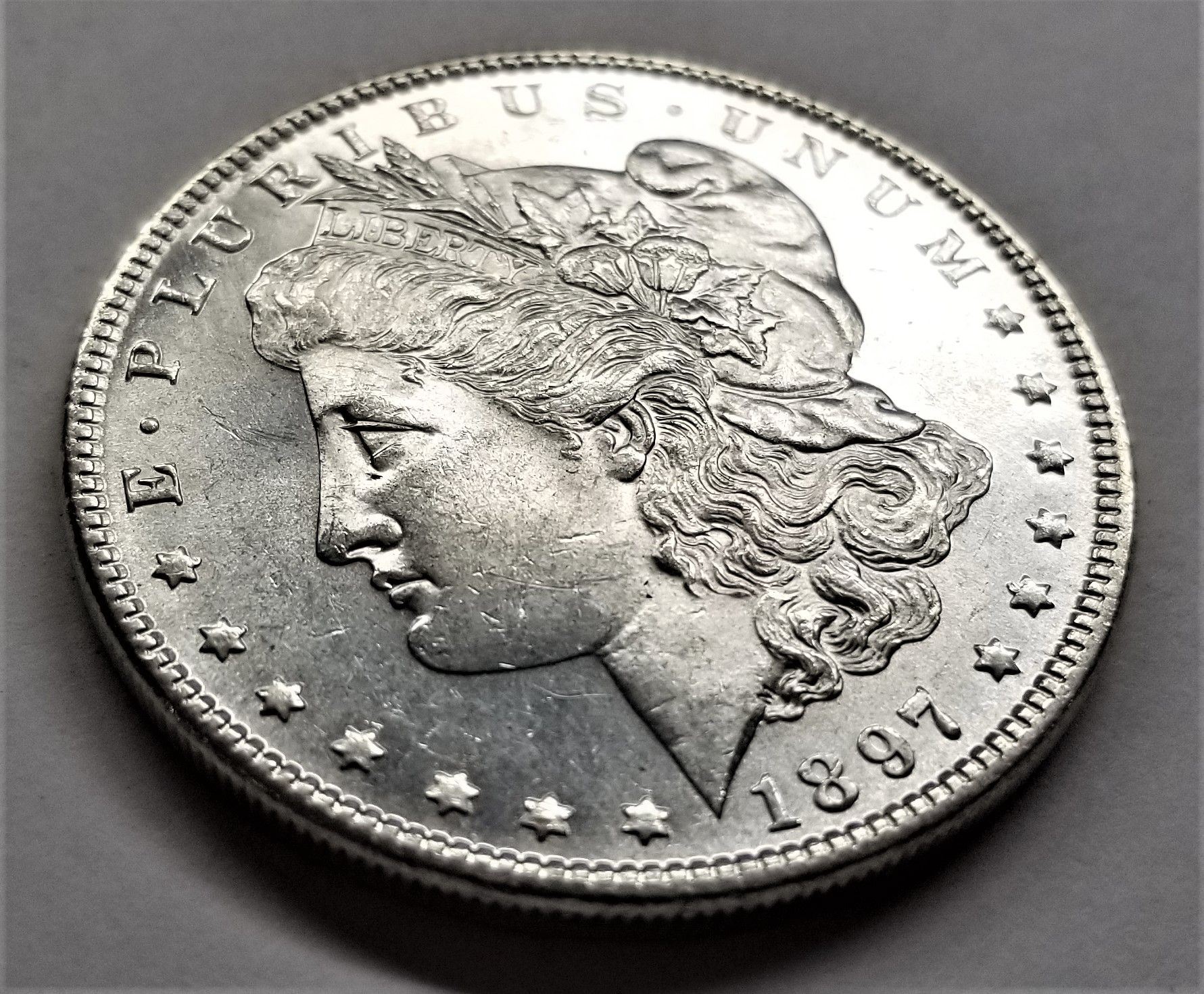 1897-P MS63 PL Morgan Silver Dollar