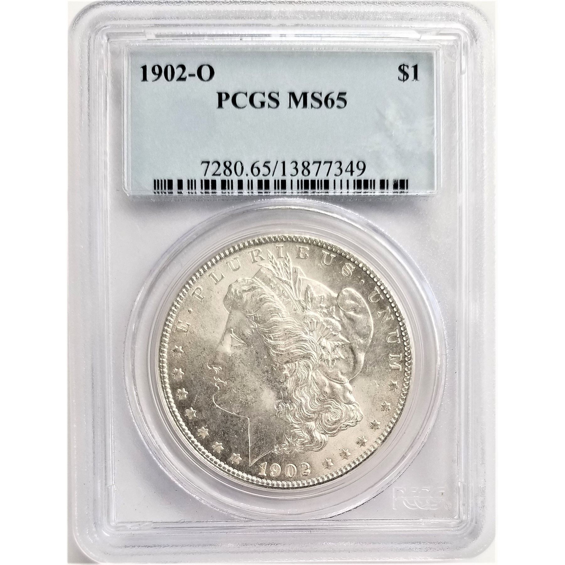 1902-O $1 PCGS MS65 MORGAN SILVER DOLLAR