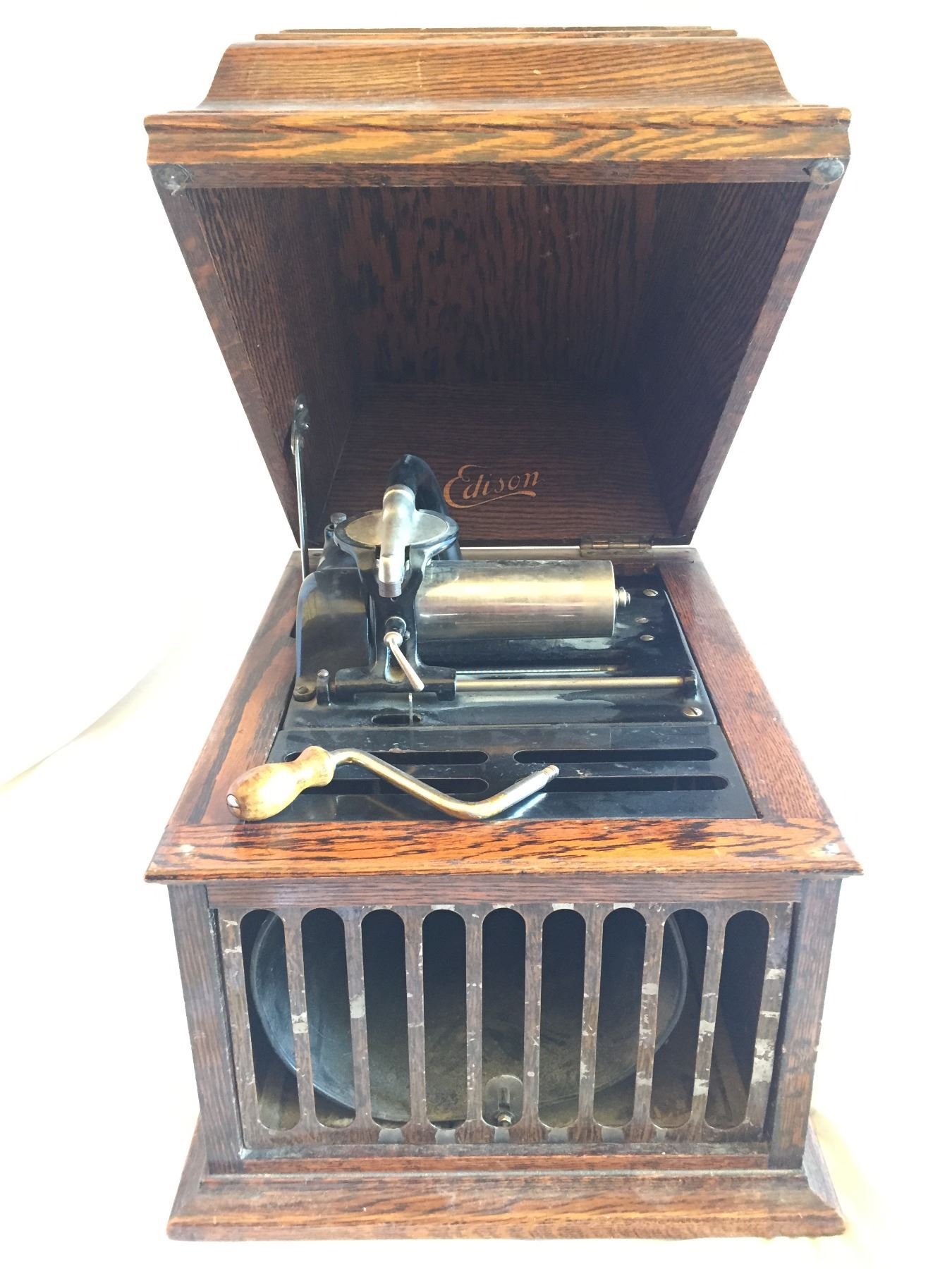 EDISON PHONOGRAPH W/ CASE