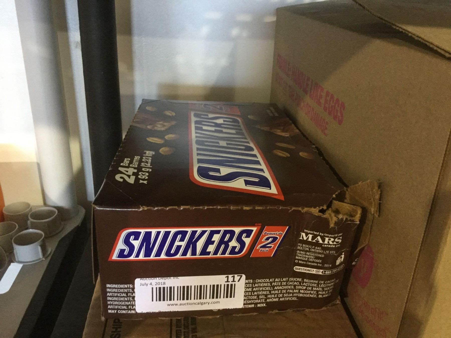 Case 24 x 93g Snickers Bars