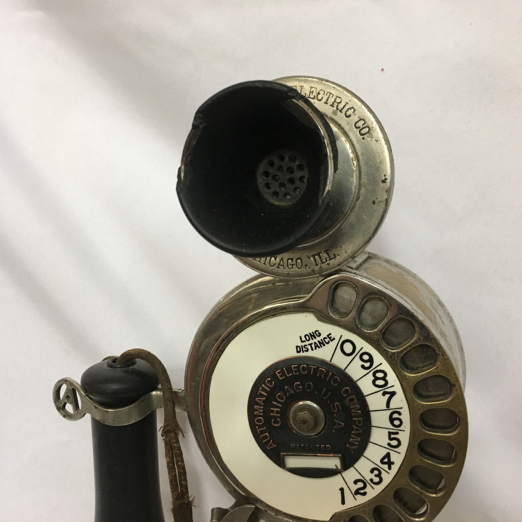 Antique Automatic Electric Co. Chicago, ILL Candlestick Telephone