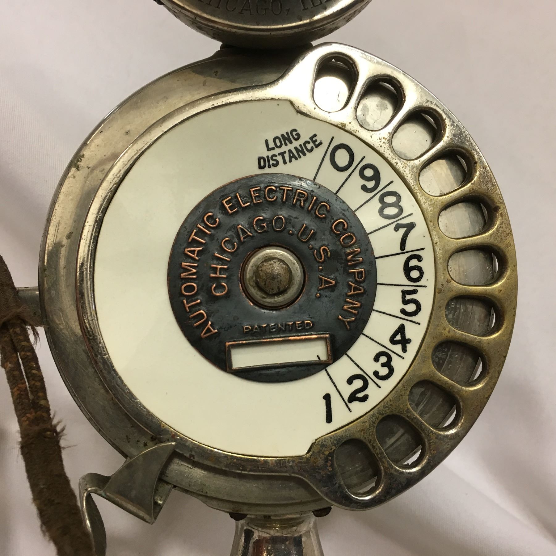 Antique Automatic Electric Co. Chicago, ILL Candlestick Telephone