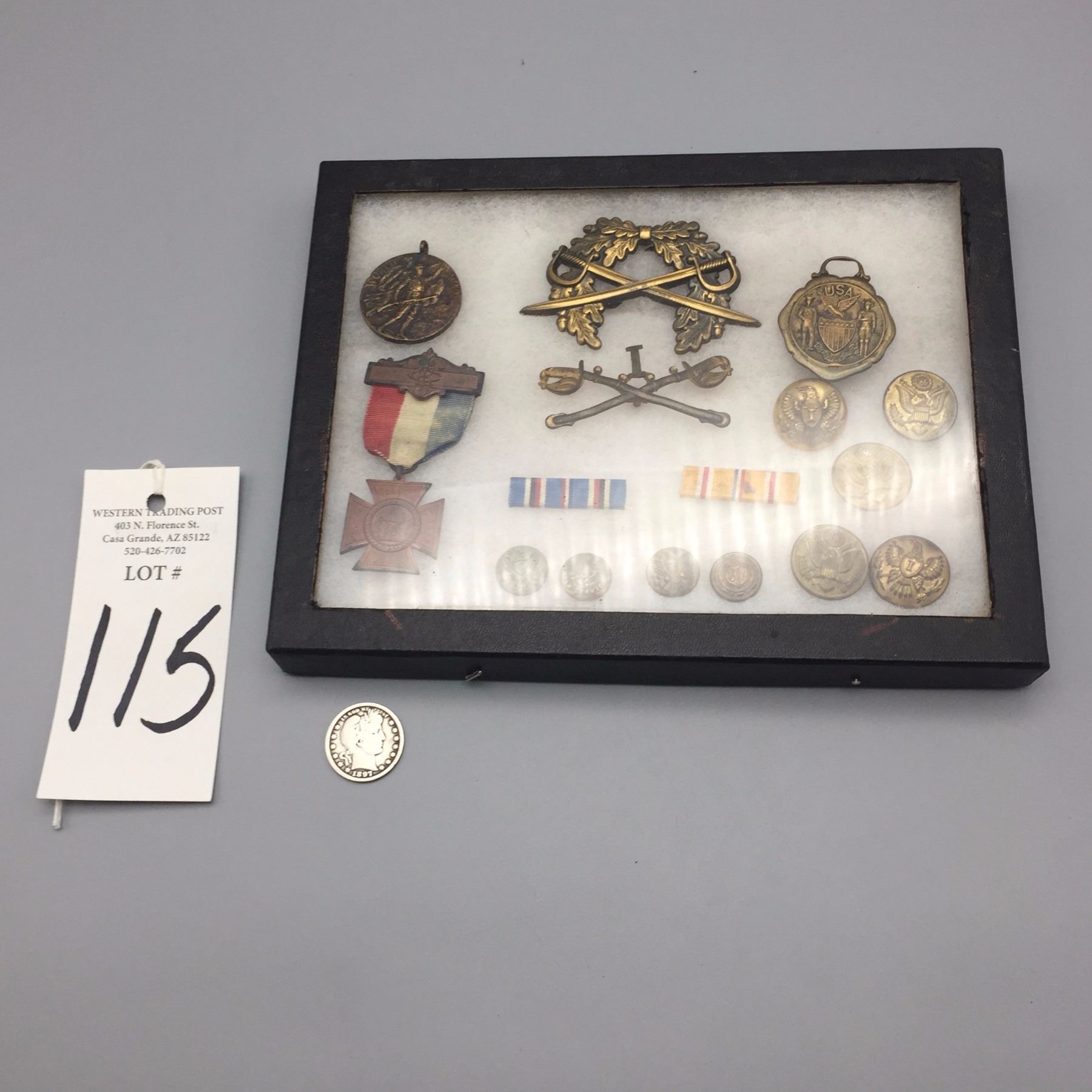 Vintage - Antique Militaria Display