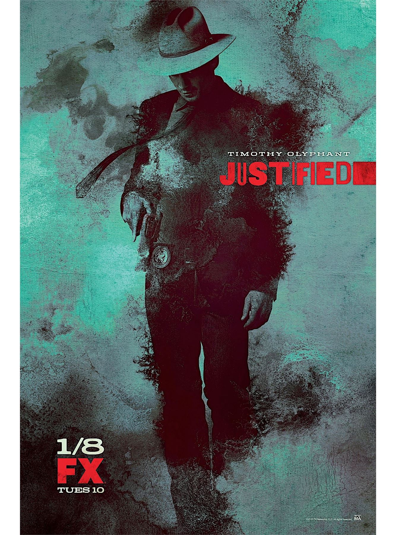 Justified (TV) - Raylan Givens' Shirt (Timothy Olyphant)