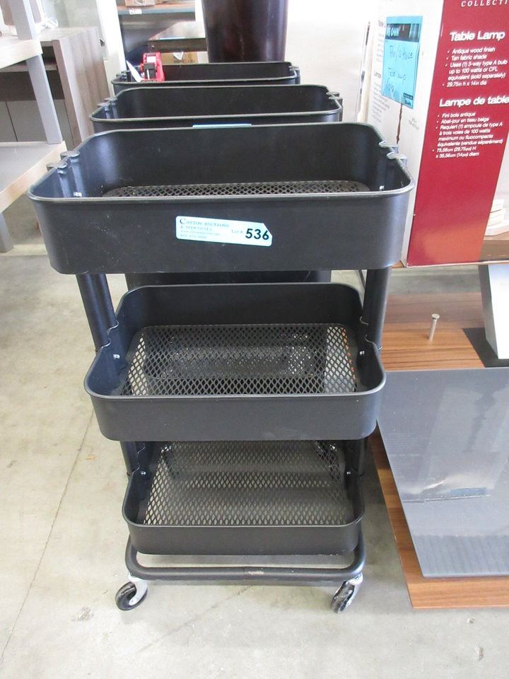 Rolling Metal Utility Cart