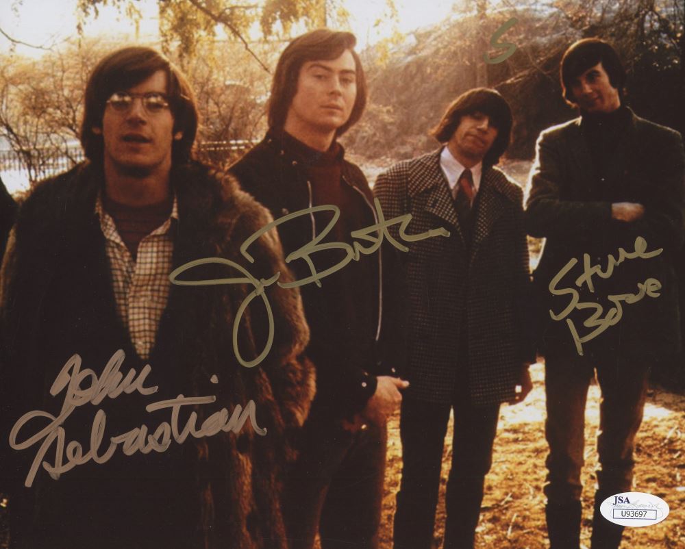 John Sebastian, Steve Boone Joe Butler Signed "Lovin' Spoonful" 8x10 ...