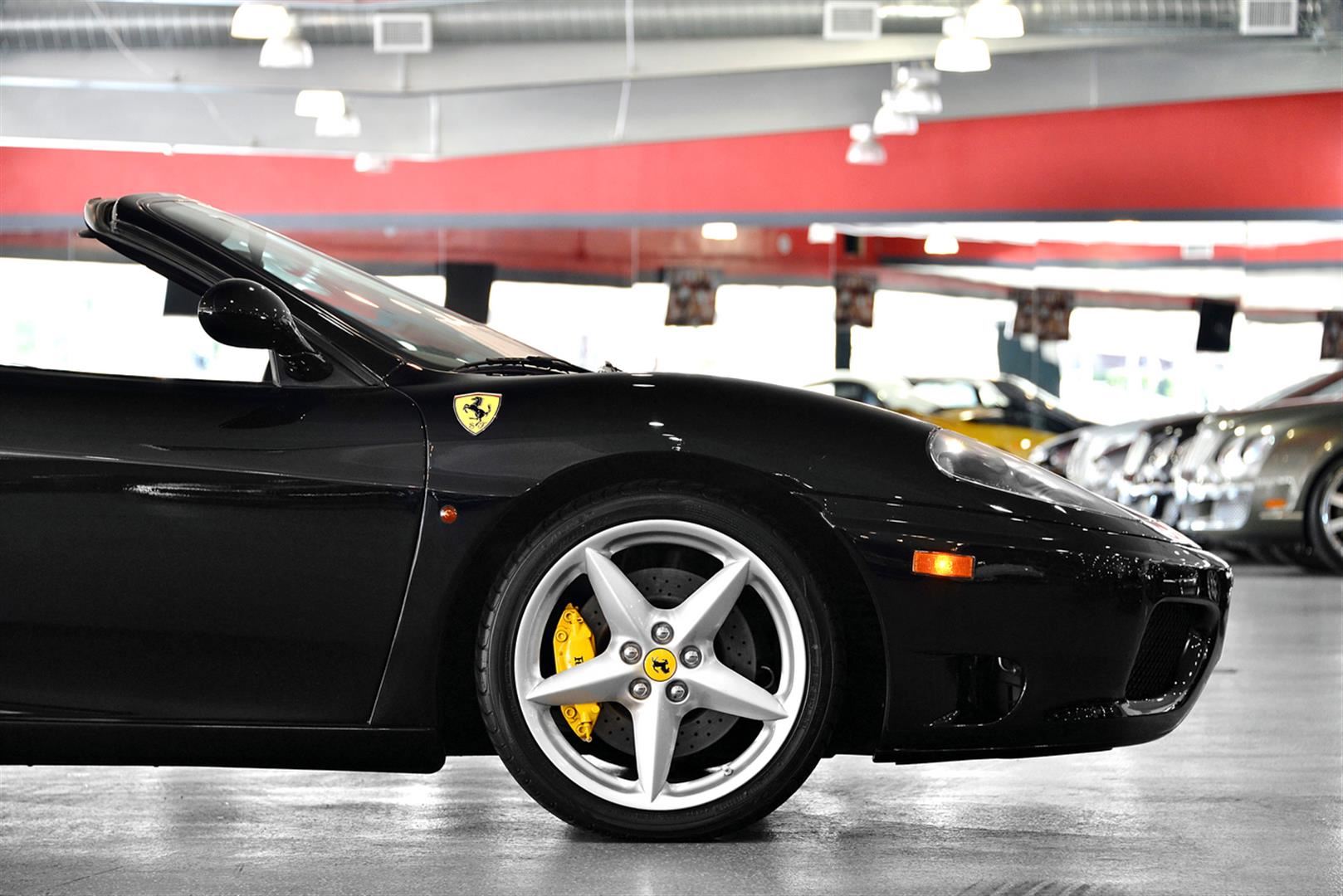 2005 Black Ferrari 360 Modena Spider F1 Convertible