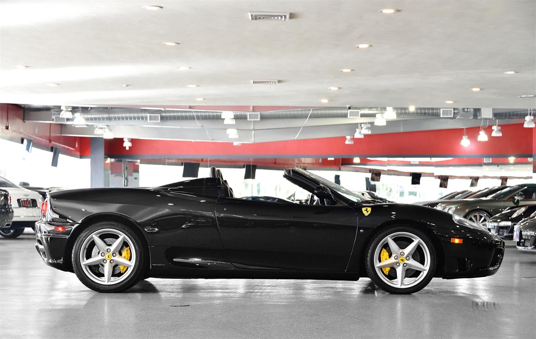2005 Black Ferrari 360 Modena Spider F1 Convertible