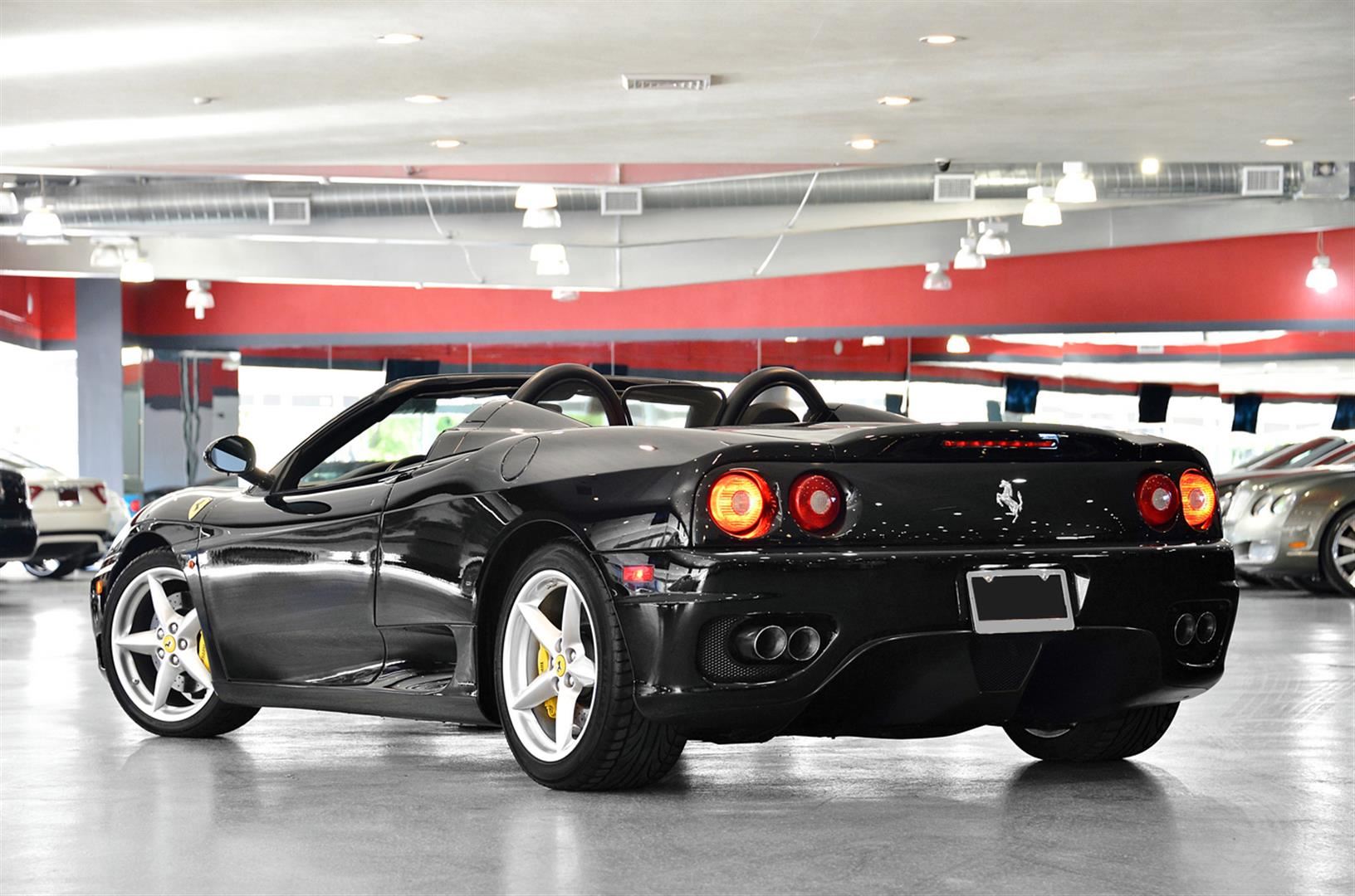 2005 Black Ferrari 360 Modena Spider F1 Convertible