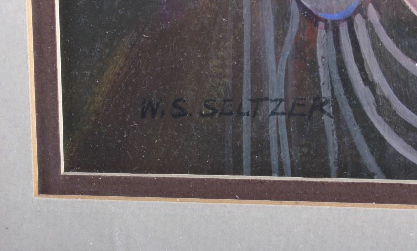 Original Steve Seltzer Framed Oil Painting