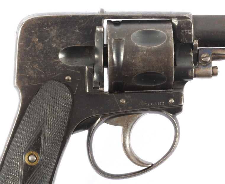 Belgian Prototype .32 ACP Hammerless D/A Revolver