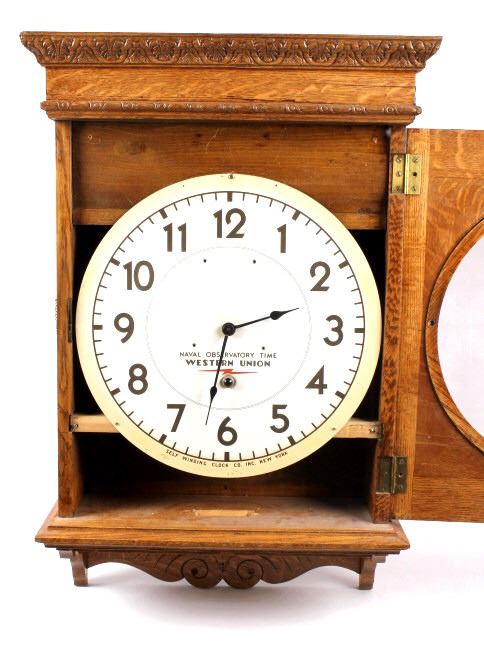 Western Union Self Winding Clock